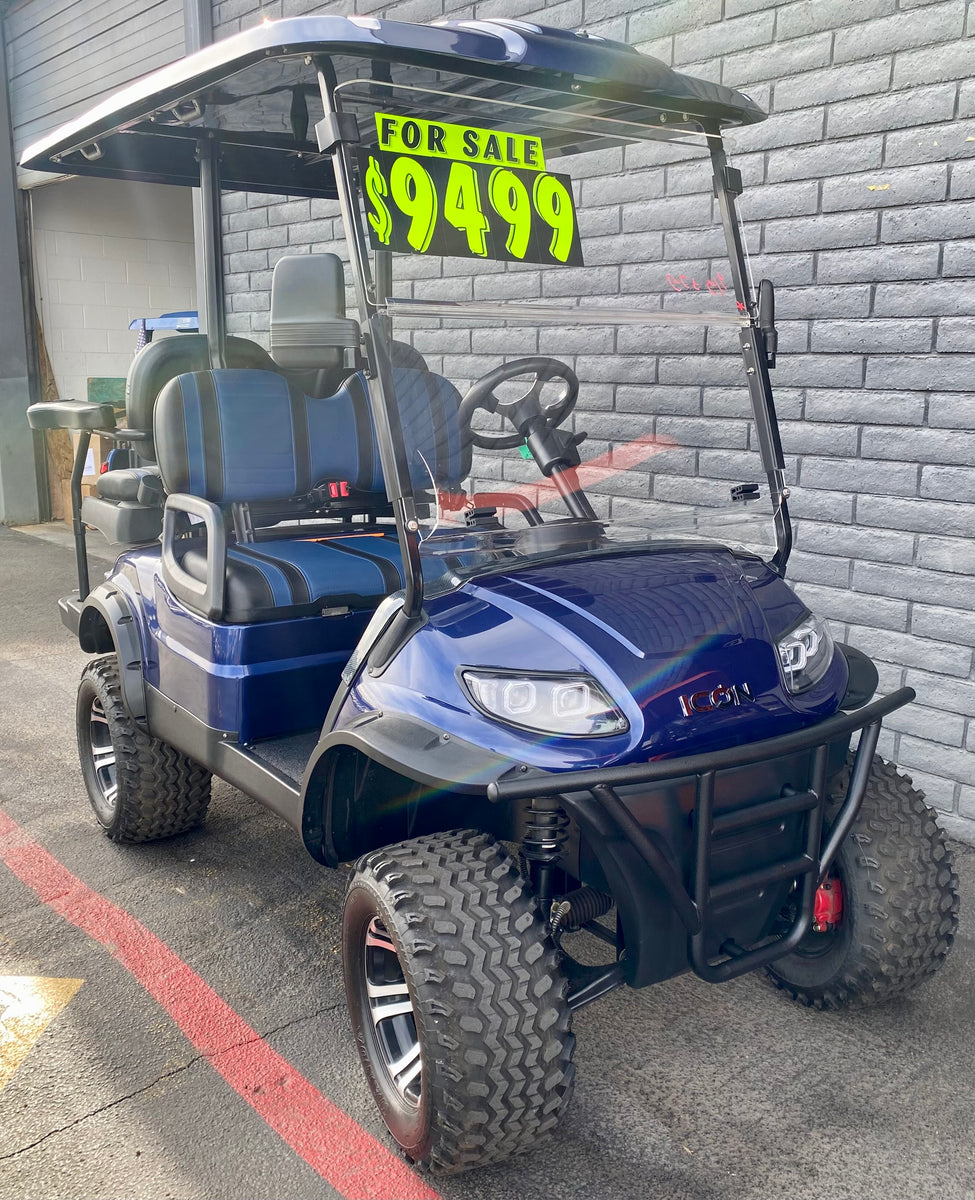 2020 ICON i40L 4 Passenger Golf Cart w/ Lithium Battery – The Golf Cart ...