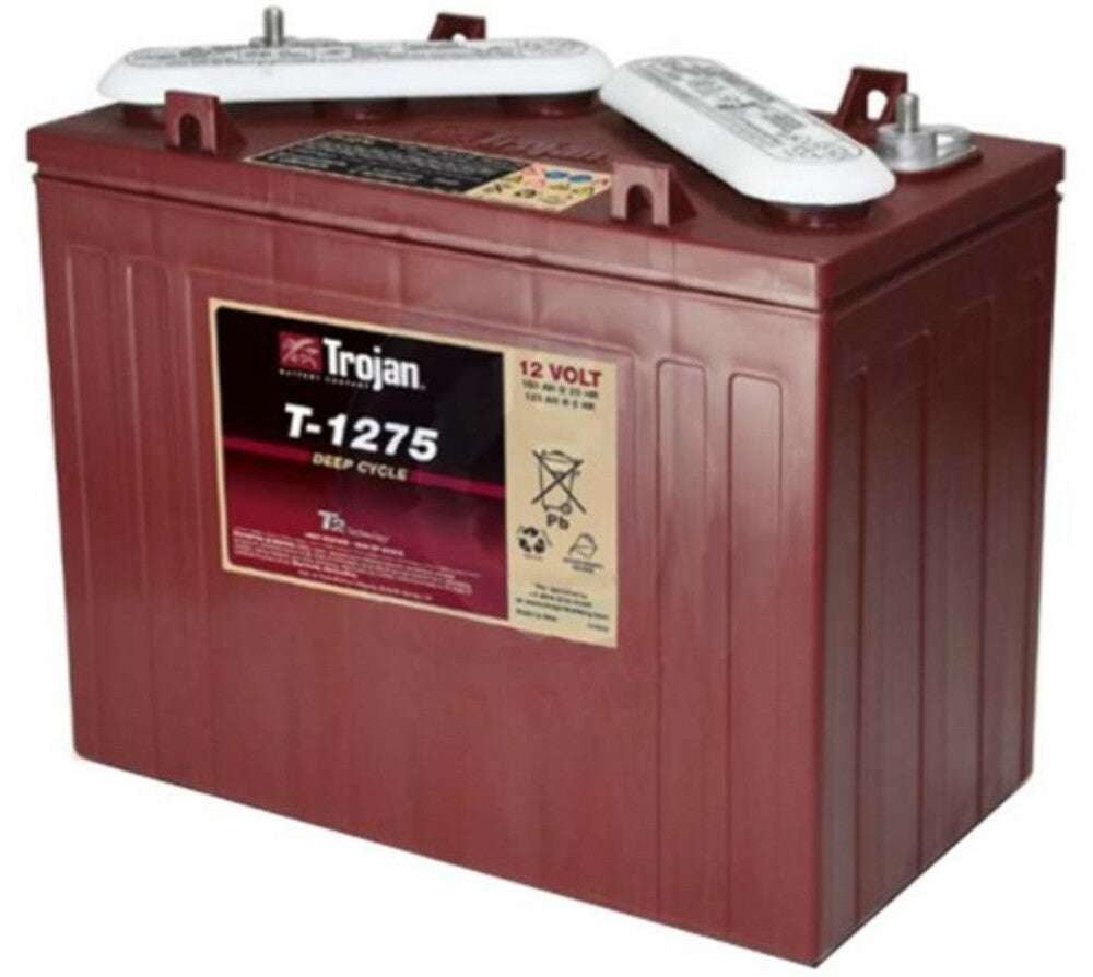 Trojan T-1275 Batteries - 12 Volt (4 Pack, 48V) – The Golf Cart Farm