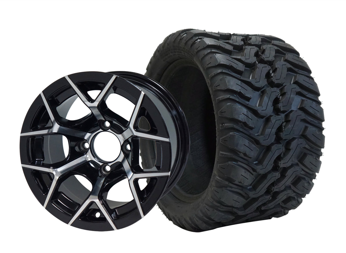 12" Rally Wheels & Tire Combo – The Golf Cart Farm
