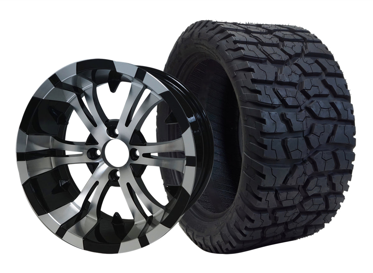 14" Vampire Wheels & Tire Combo – The Golf Cart Farm